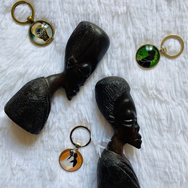 African Keychain - Etsy