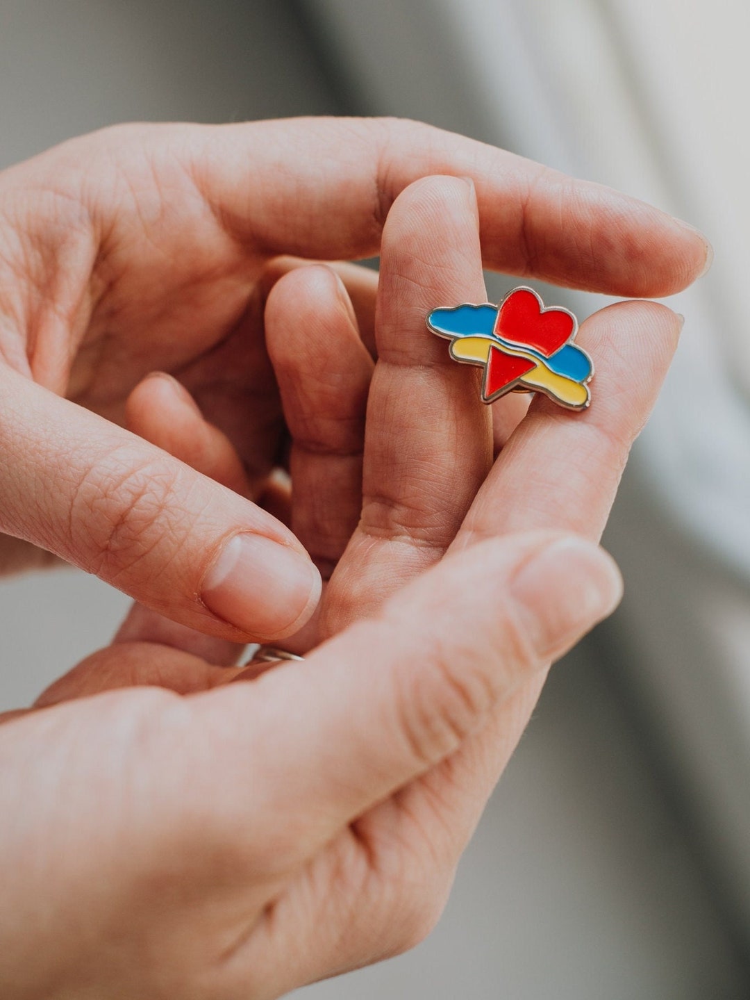 Enamel Pin, Ukraine Flag, Ukraine Pin, Stand With Ukraine, Lapel Pin ...