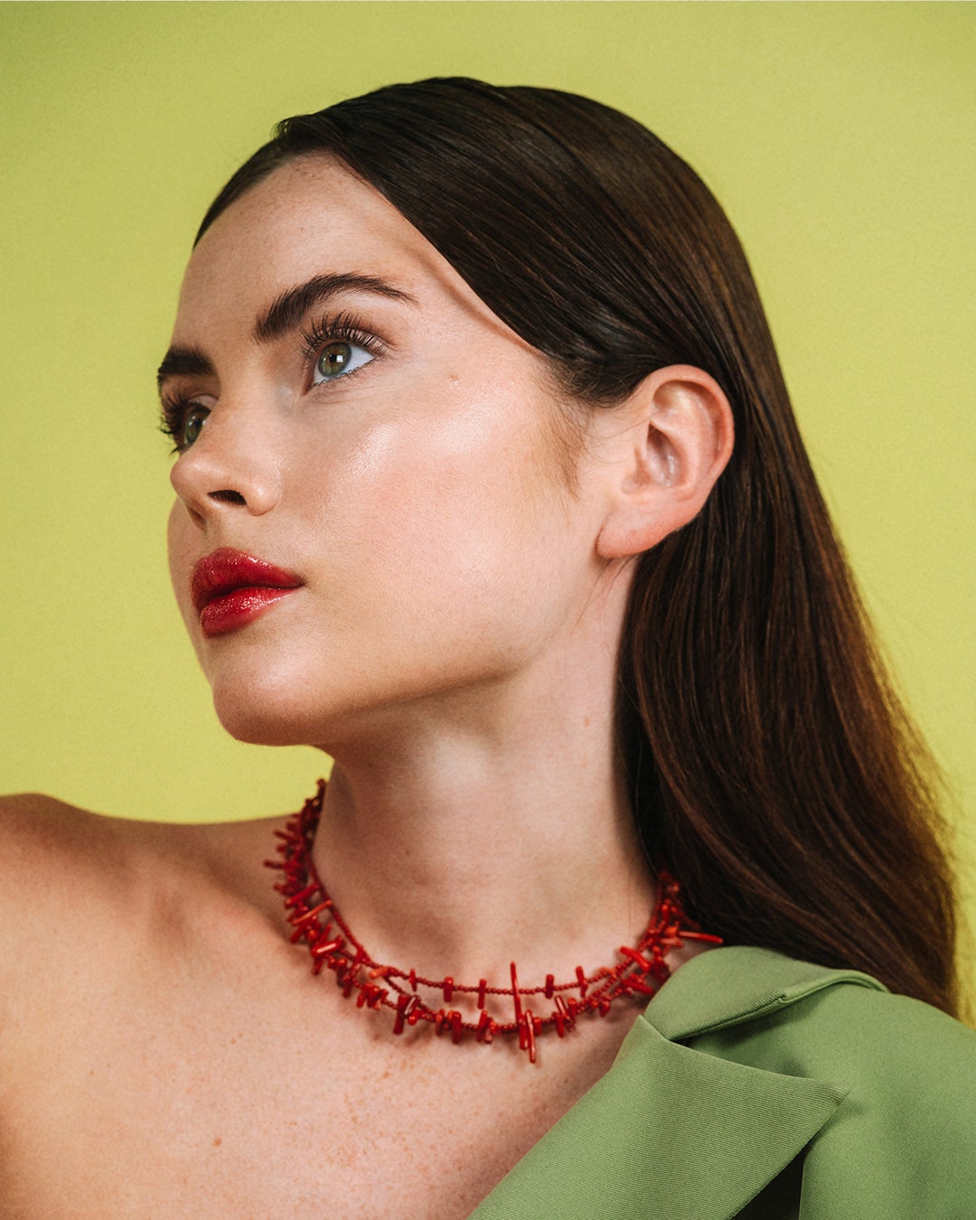 Red Coral Necklace Ukrinian Jewelry Ethnic Necklace Coral Etsy