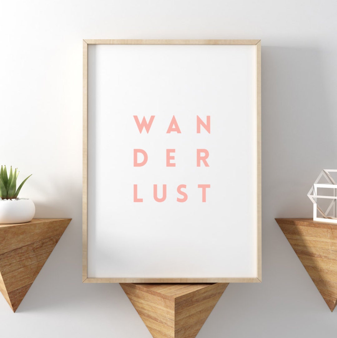 Wanderlust Travel Print Gift for Friend Travelling Gift Wanderlust Gift ...
