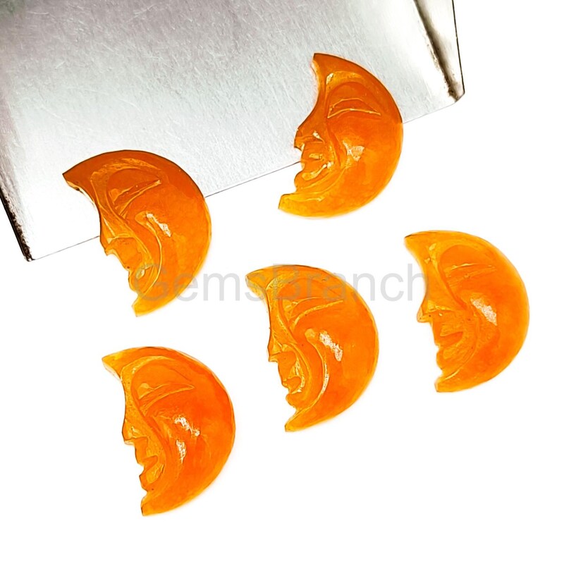 Carved Moon Face - Etsy