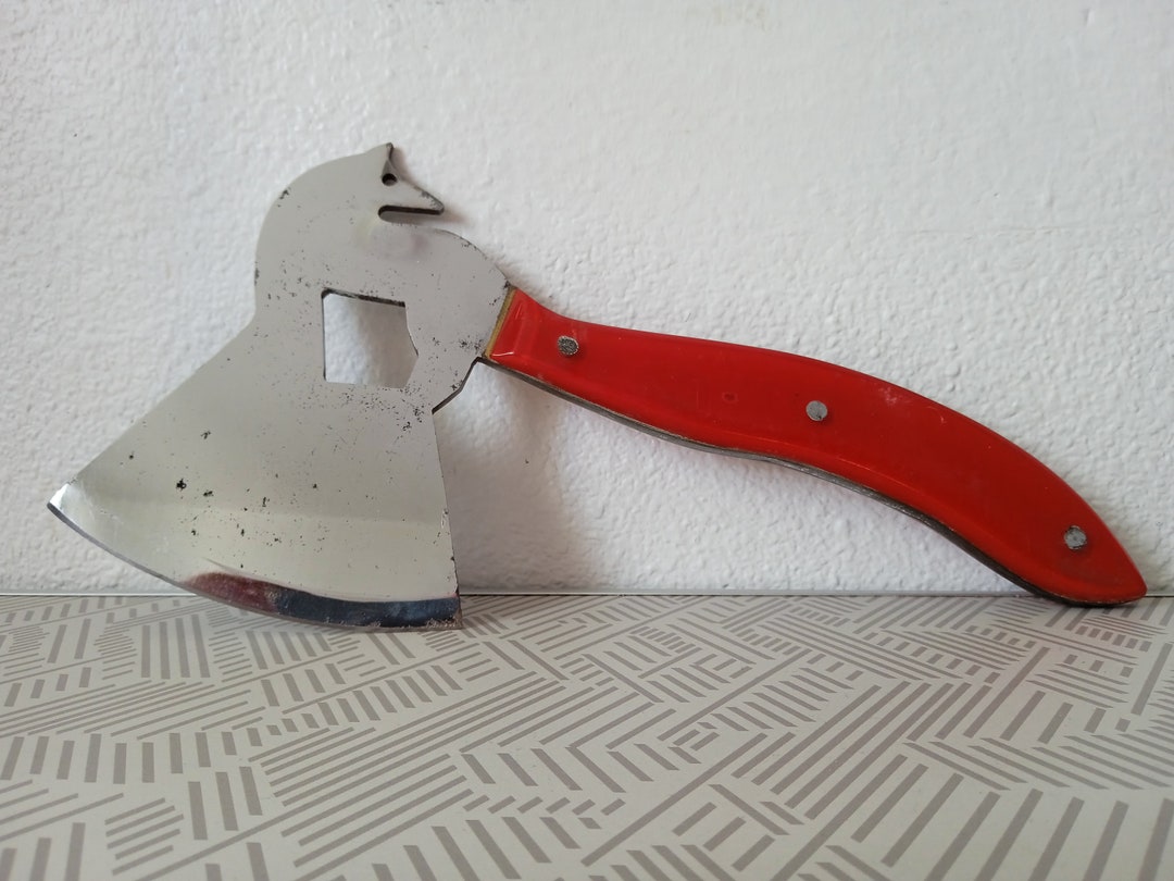 Vintage Cleaver Zoomorphic Knife Animal Shaped Cleaver Handmade Kitchen ...