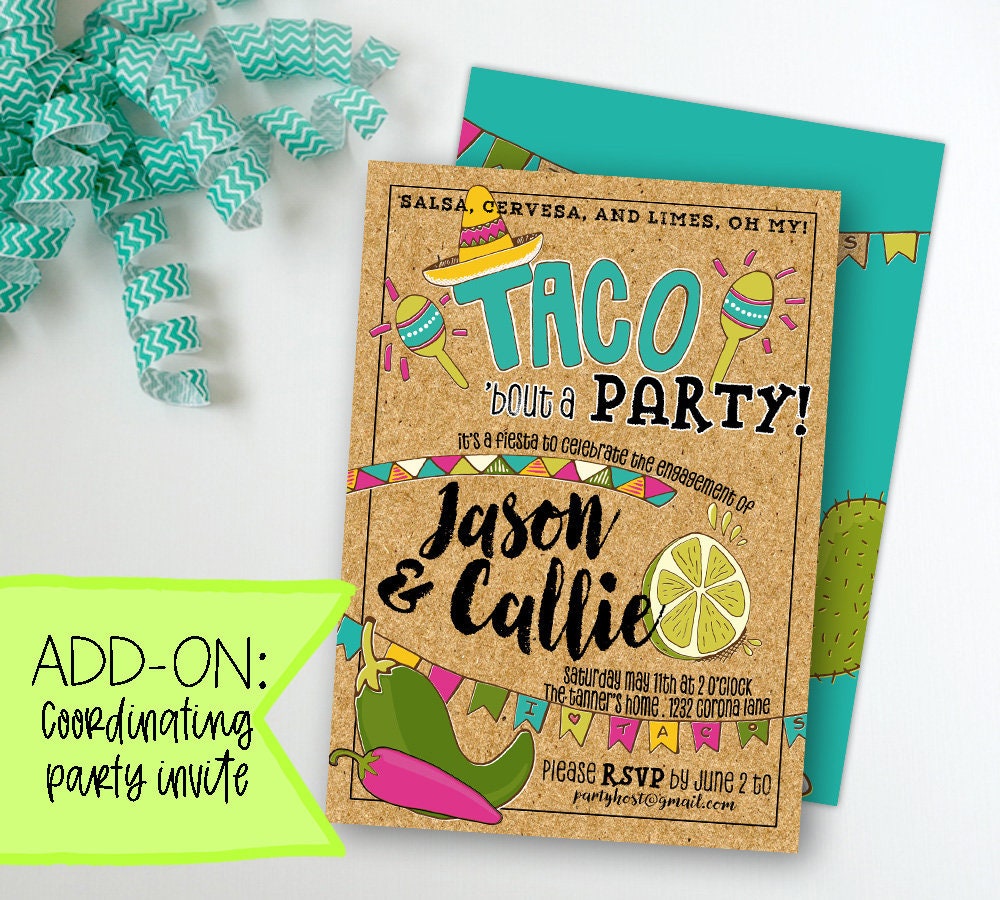 Taco Party Banner Taco Party Bunting Banner Fiesta Party - Etsy Canada
