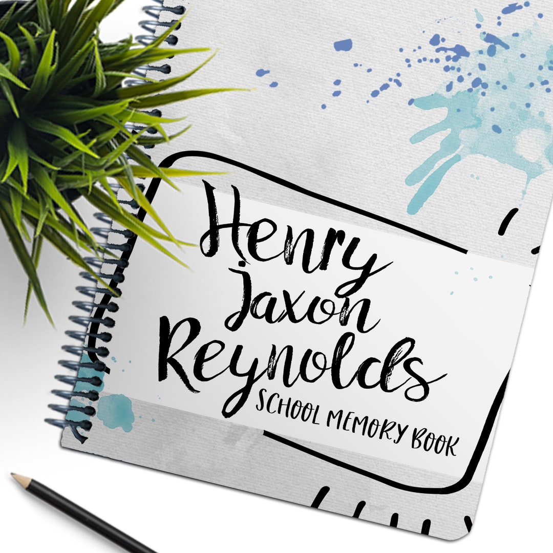 DIGITAL CUSTOM COVER for Back to School Memory Book, First Day of ...