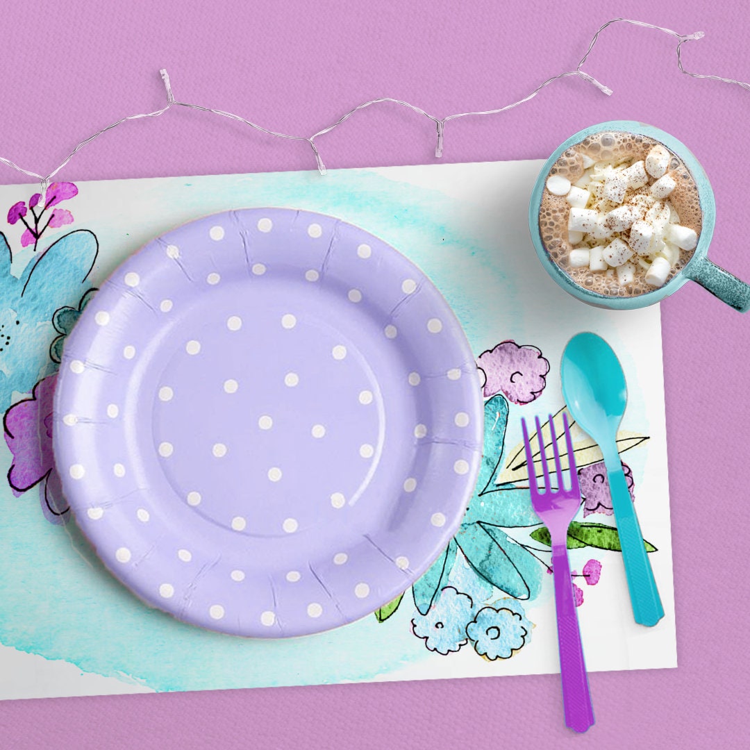Ice Princess Party Printable Placemat, Frozen Party Decor, Frozen Party ...