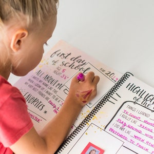 DIGITAL FIRST and LAST Day of School Pages, Back to School Memory Book ...