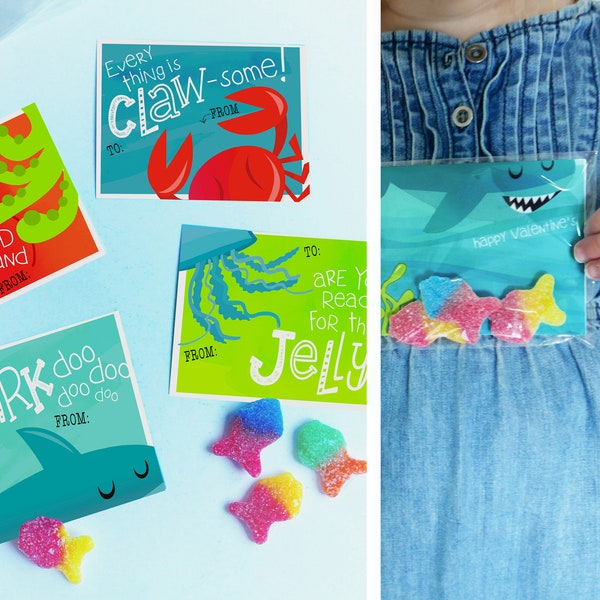 Baby Shark Valentines Day Cards - Etsy