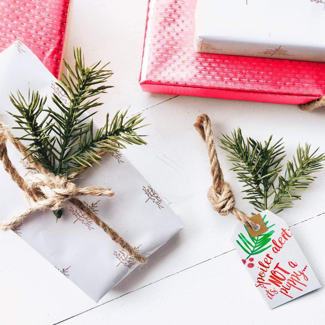 Funny Christmas Gift Tags, Instant Download, Printable Digital File PDF ...