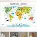 Kids World Map, World Map for Children, Kids Maps, Child Friendly Map ...