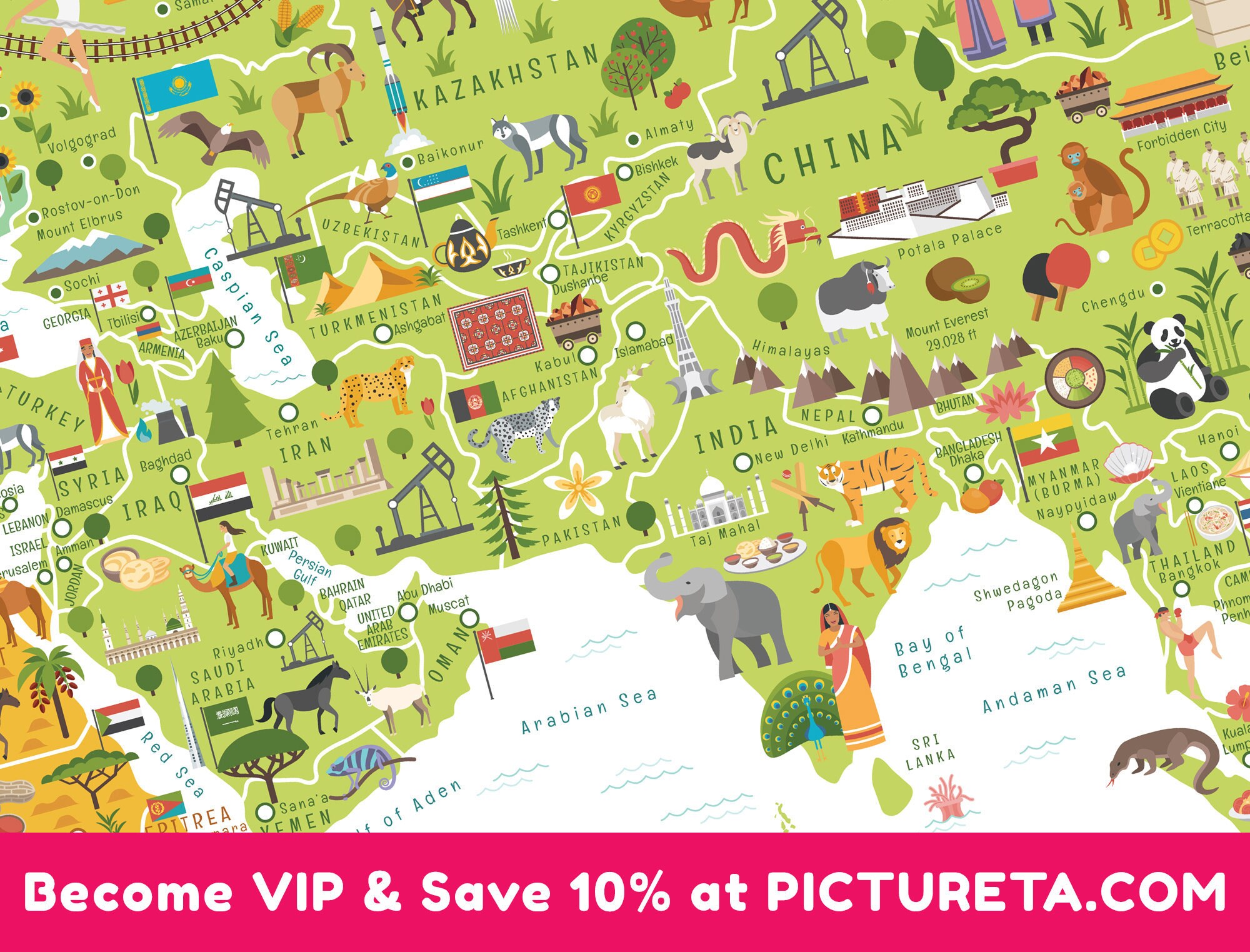 Travel Map Kids World Map World Map Poster World Map Wall | Etsy