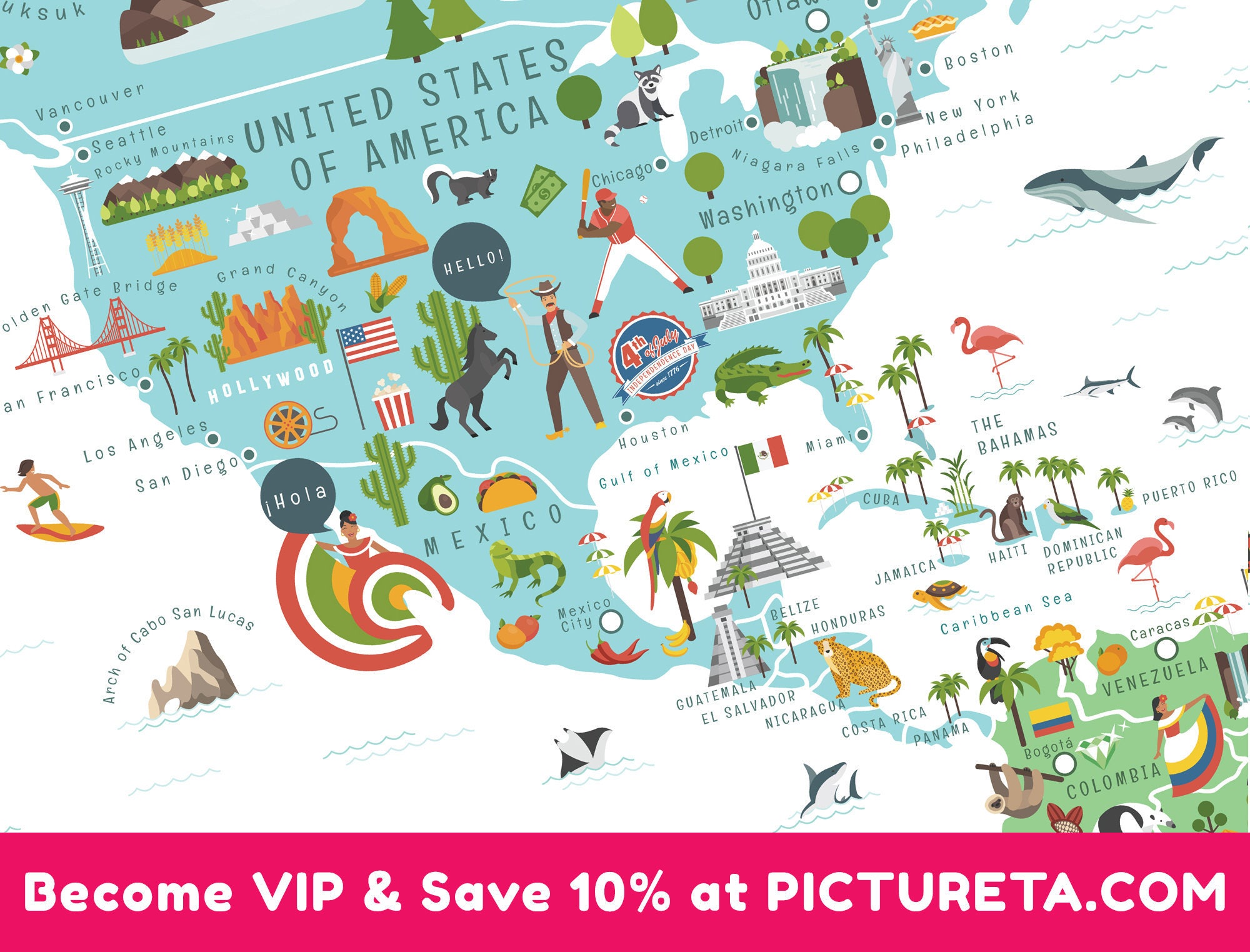 Travel Map Kids World Map World Map Poster World Map Wall | Etsy