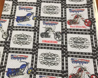 Harley davidson fabric | Etsy