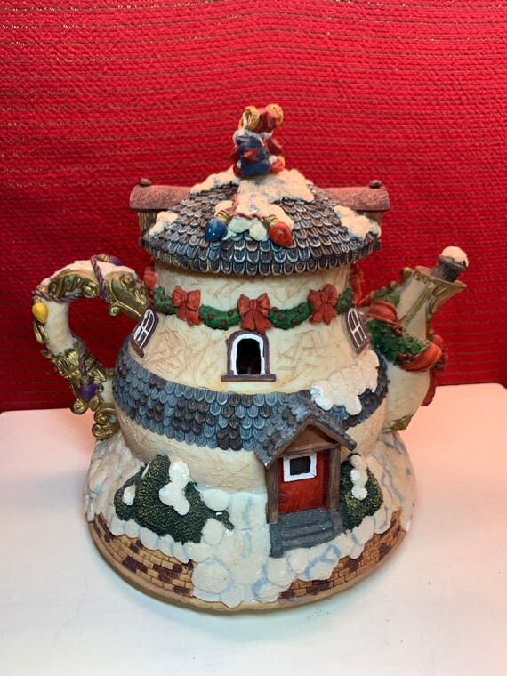 Musical Teapot Vintage Christmas Decor Teapot Decor Vintage - Etsy