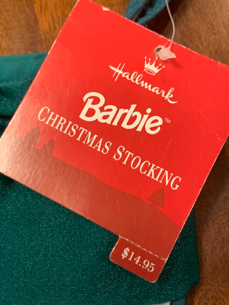 Barbie Stocking. Vintage Stocking. 1995 Barbie Stocking. 1995 - Etsy