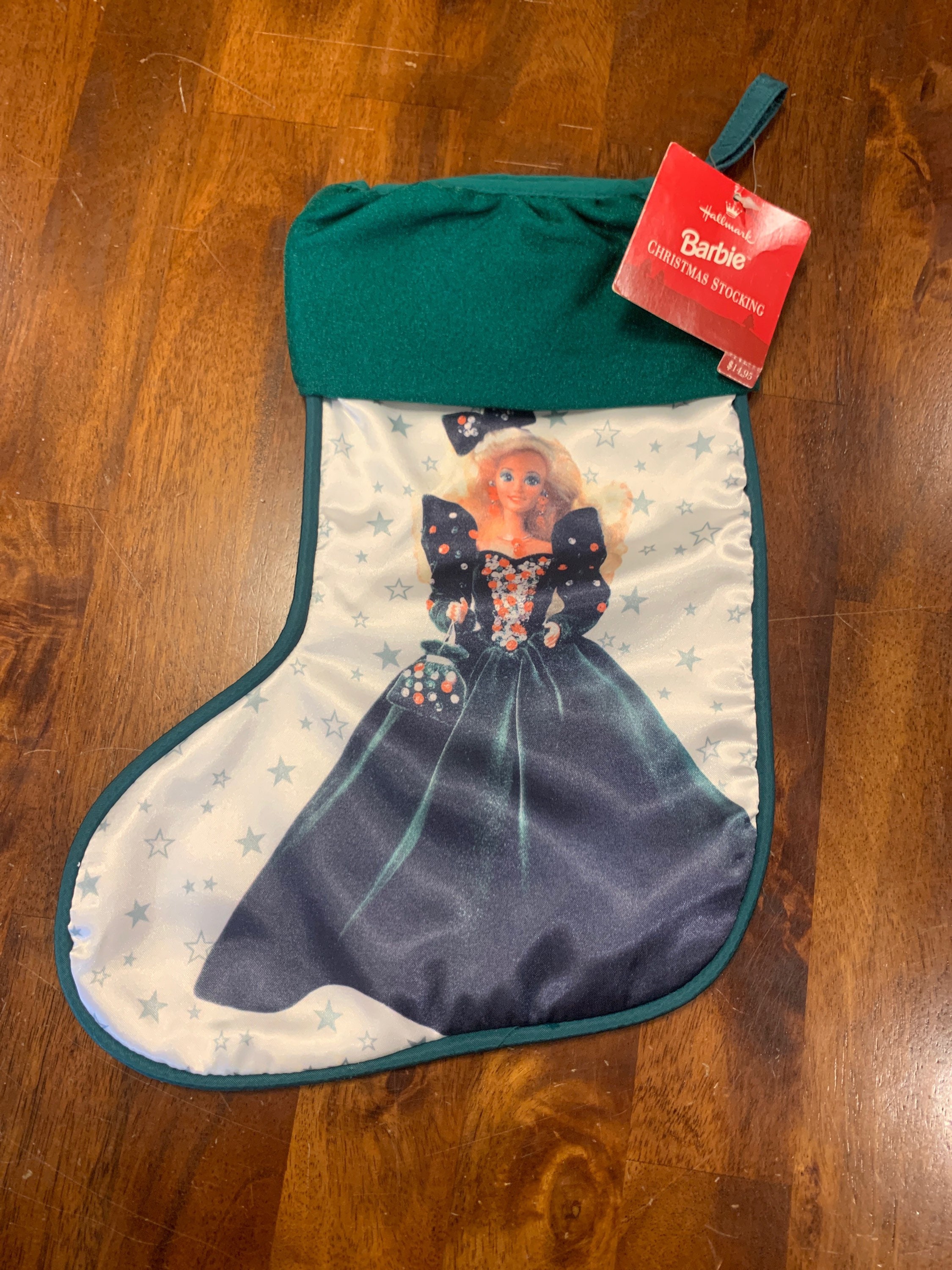 Barbie Stocking. Vintage Stocking. 1995 Barbie Stocking. 1995 - Etsy