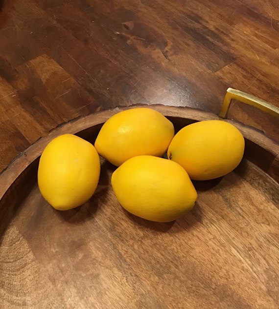 Life Sized Lemons Faux Lemons. Realistic Fruit. Artificial - Etsy