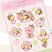 A5 Bumblebutt Sakura Waterproof Sticker Sheet BBS 004 - Etsy