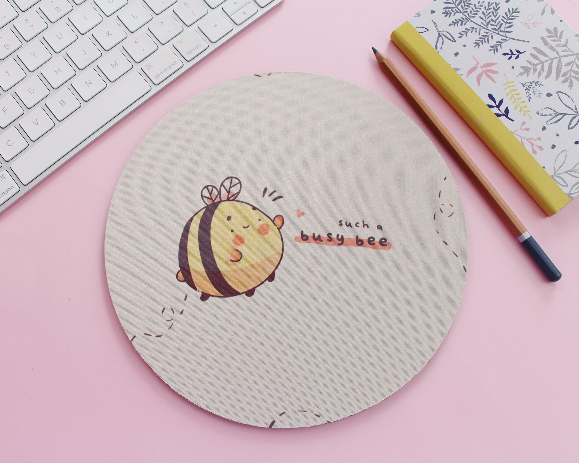 Such a Busy Bee Mousemat Cute Illustrated Mousepad Cute - Etsy UK
