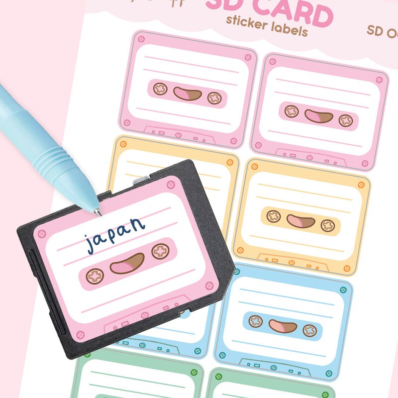 Card Stickers - Etsy