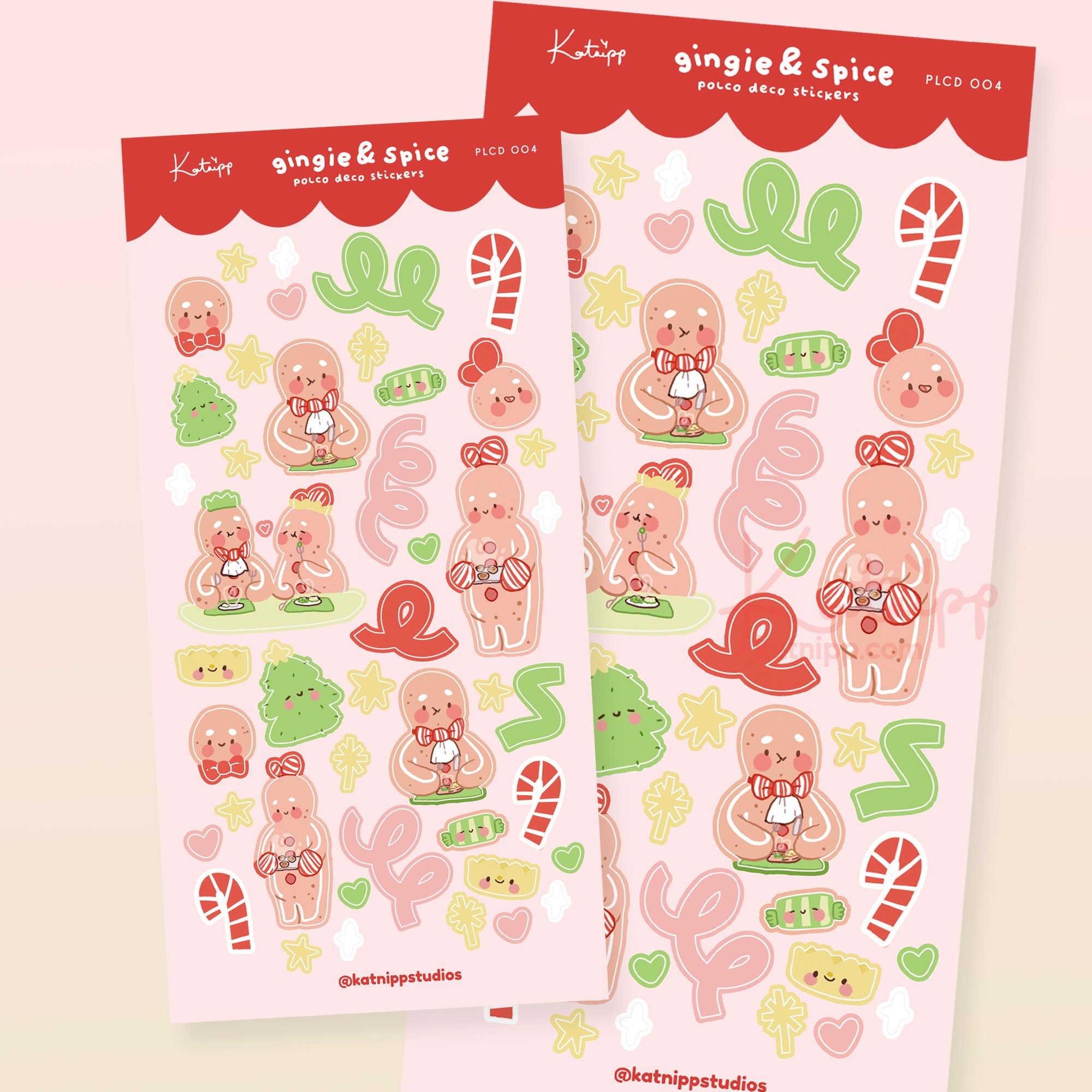 Waterproof Christmas Stickers Kawaii Christmas Polco Deco - Etsy