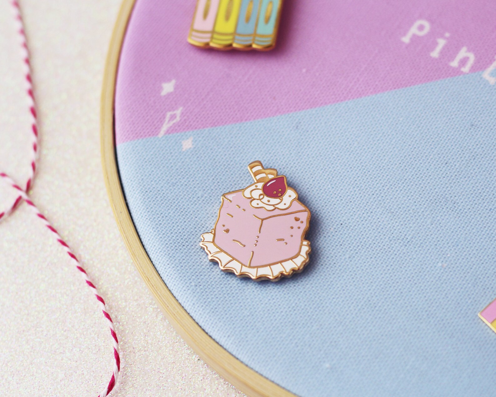 Pin Display Kawaii Enamel Pin Board Enamel Pin Hoop | Etsy UK