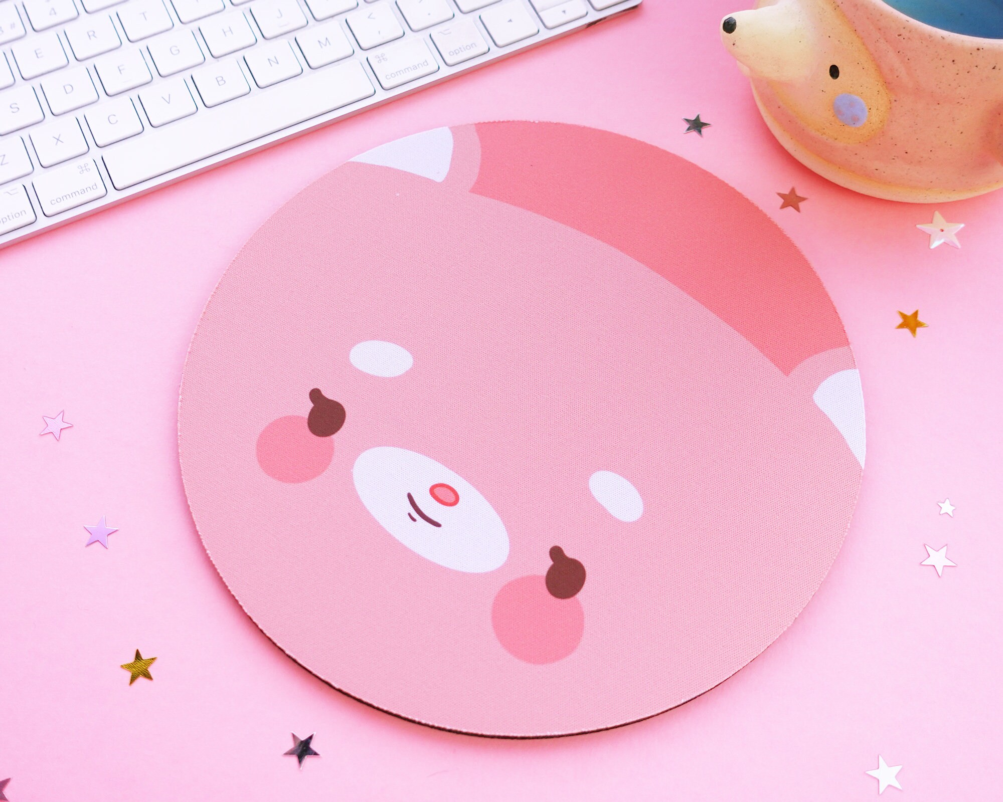 Kawaii Bear Mouse Pad Cute Bear Mouse Mat Kawaii | Etsy UK