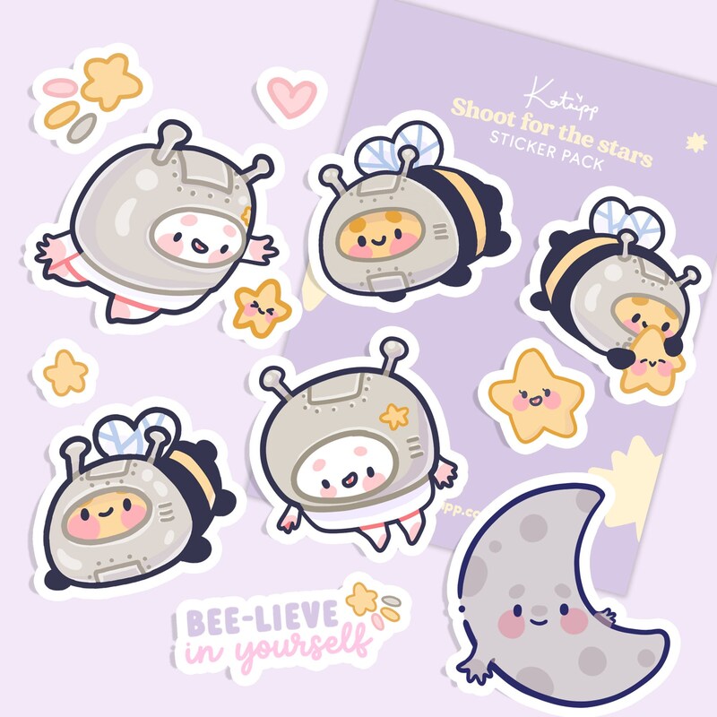 Cute Sticker Pack - Etsy