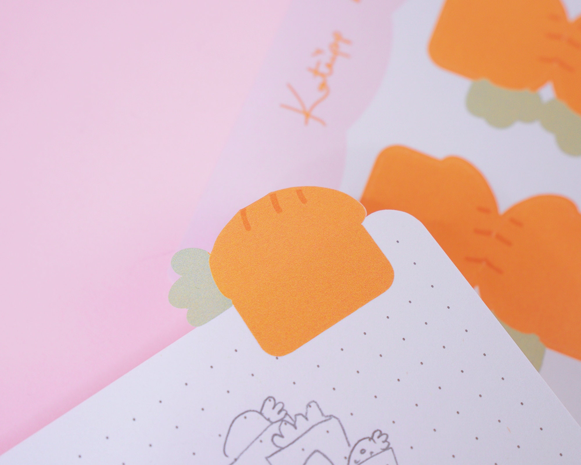 Cute Carrots Index Tabs Cute Index Card Divider Stickers - Etsy UK