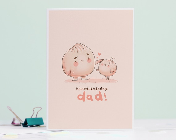 Dad Birthday Card Dad Greeting Card Dad Card Cute Mums - Etsy UK
