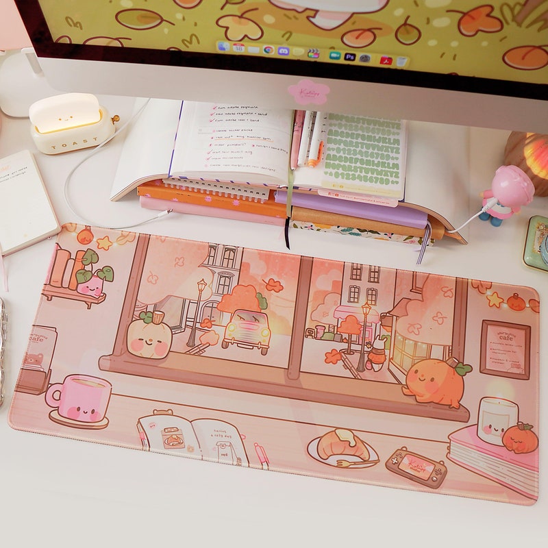Kawaii Desk Mat - Etsy