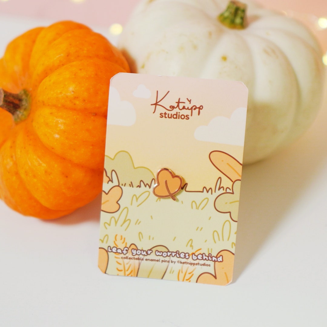 Cute Mini Autumn Leaf Enamel Pin Adorable Mini Pins - Etsy