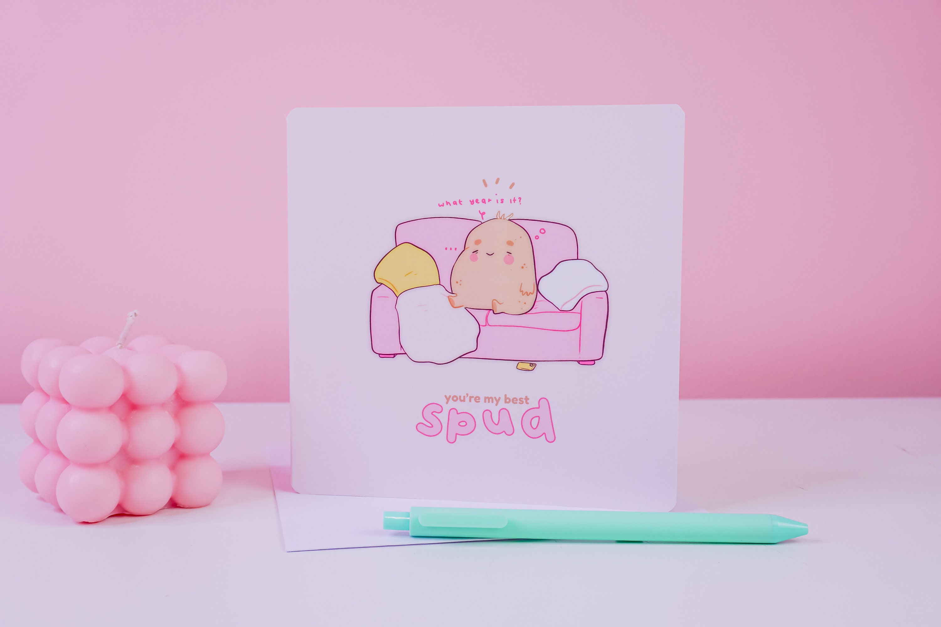 You're my best Spud Funny Potato Meme Greetings Card | Etsy