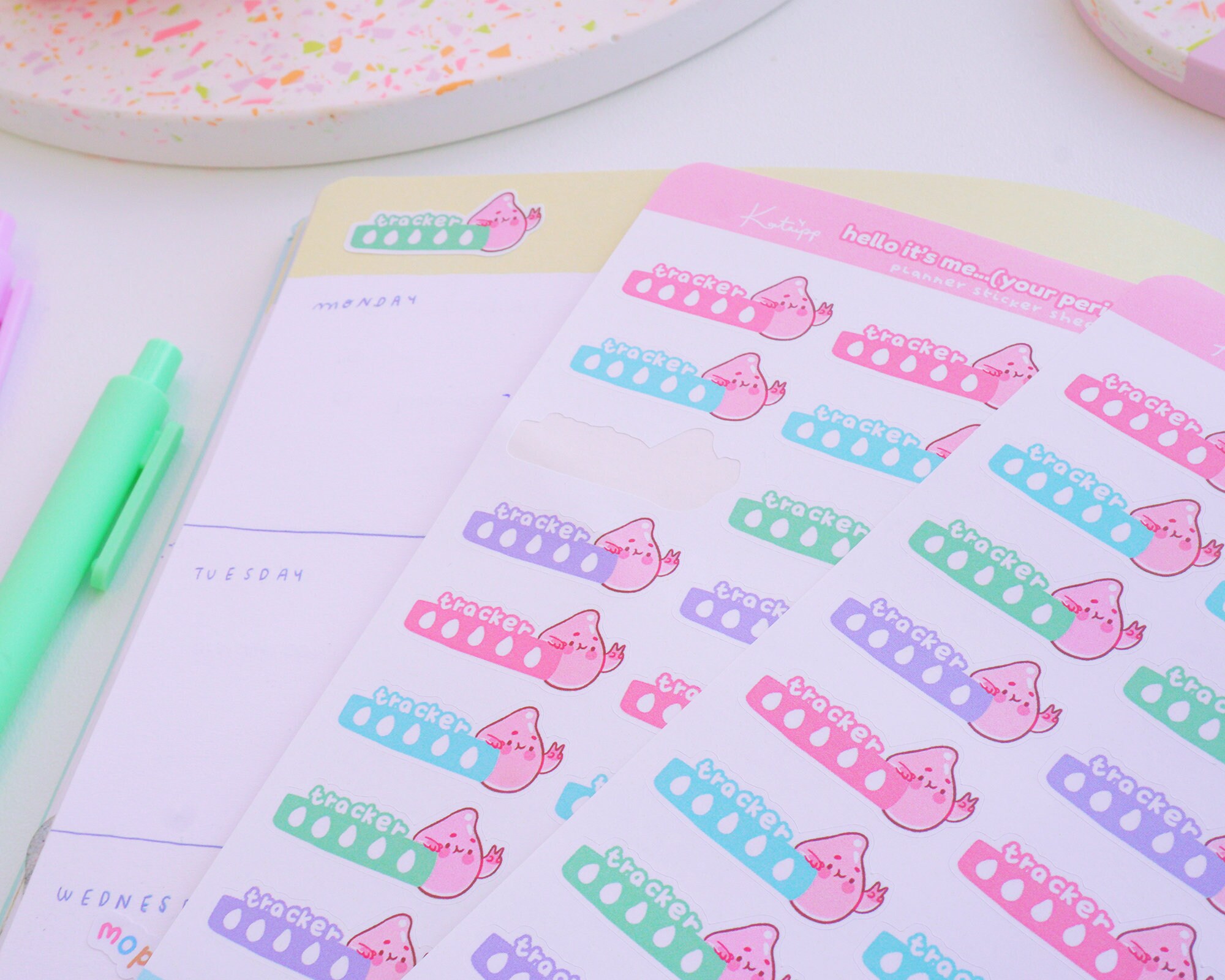 Period Tracker Cycle Planner Stickers Period Tracker Women | Etsy