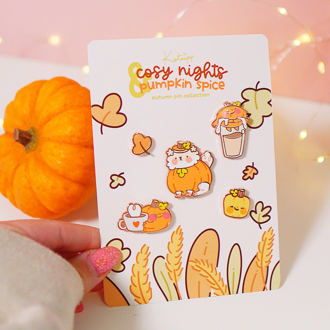 Official Katnipp Autumn Enamel Pin Full Set - Etsy