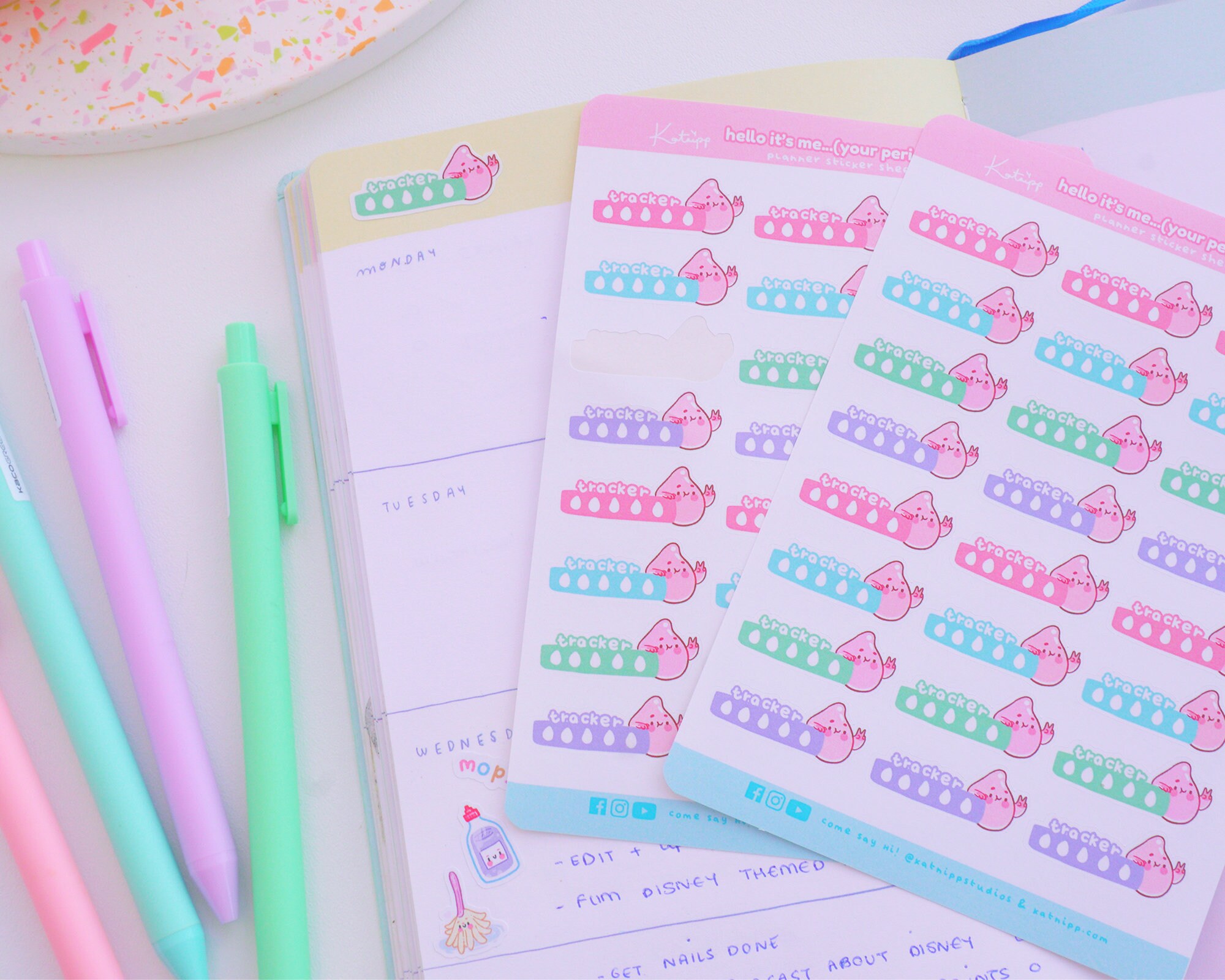Period Tracker Cycle Planner Stickers Period Tracker Women | Etsy