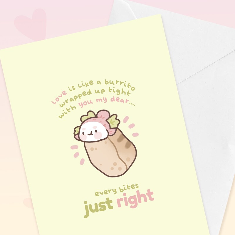 Cute Love Card - Etsy
