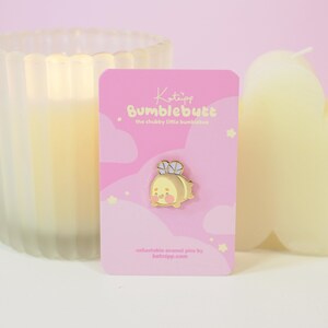 Bumblebutt Enamel Pin Gen 2 Kawaii Bumblebee Brooch, Cute Bee Pin ...