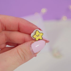 Kawaii Pocket Planets Enamel Pin Set | Luna and Sprinkle | Cute Pin ...