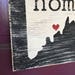 Maine Painted Wood Sign, State of Maine, Home Rustic Sign, Home is ...