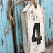 Rustic Number Tags - Etsy