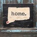 Connecticut Painted Wood Sign. Home. Wall Art. State Sign. - Etsy
