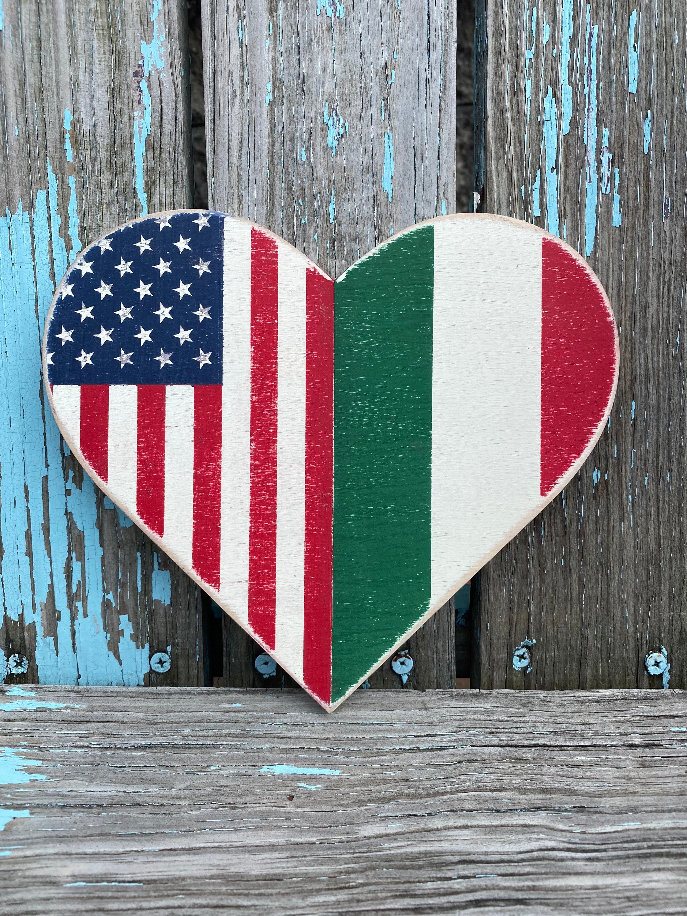 Italian Flag Heart