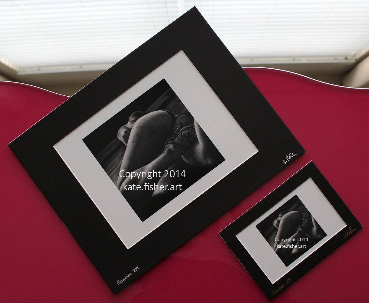 Limited Edition Fine Art Charcoal Drawing Prints - "boudoir 9" - Etsy