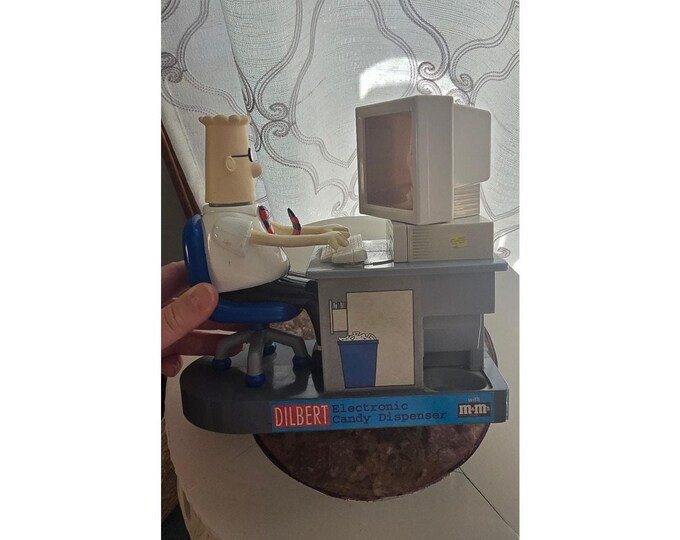 Vintage Dilbert M&m's Electric Candy Dispenser From 1998. - Etsy