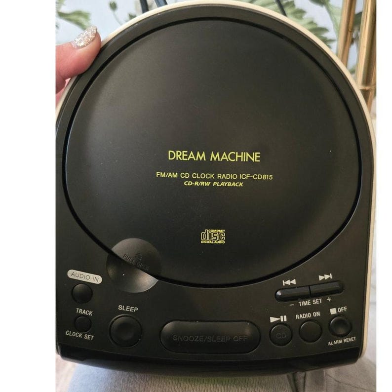 Retro Sony Dream Machine ICF-CD815 Dual Alarm Clock Radio - Etsy