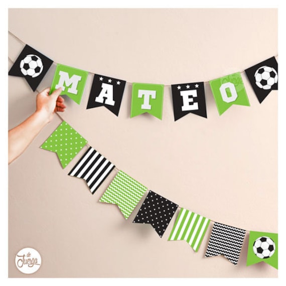 Printable Football Banner Happy Birthday Full Alphabet