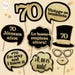 70 Years Photo Booth Props Printable Turning 70 - Pdf Printable - Etsy