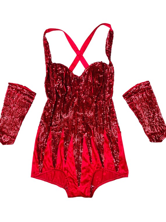 vintage burlesque costume 1950s - Gem