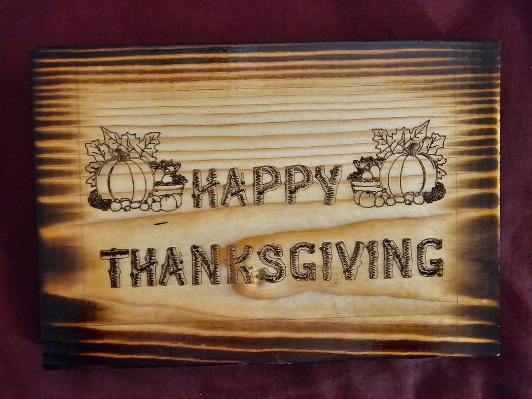 Rustic Happy Thanksgiving Sign - Etsy