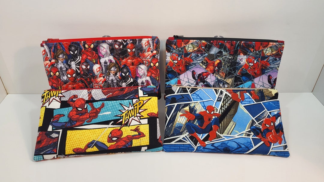 Marvel Spider Man Zipper Bag Assorted Spider-man Zipper - Etsy